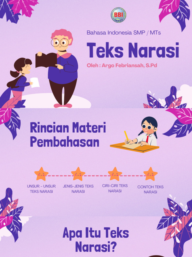 Teks Narasi Kelas 8 | PDF