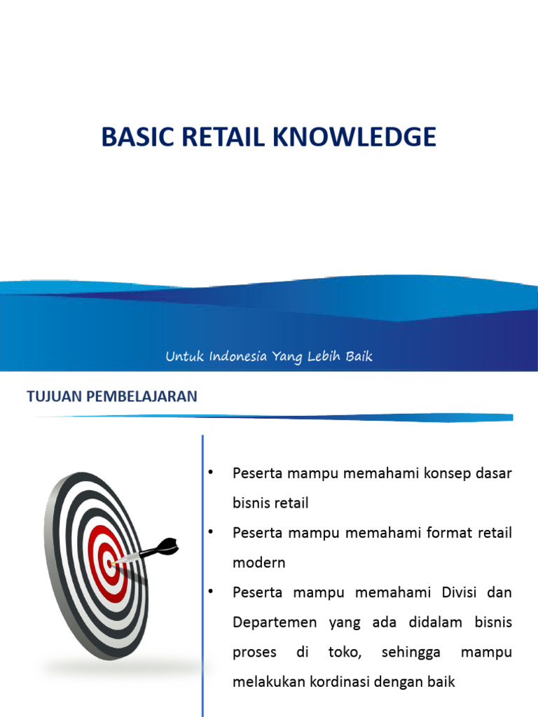 Basic Retail Knowledge | PDF