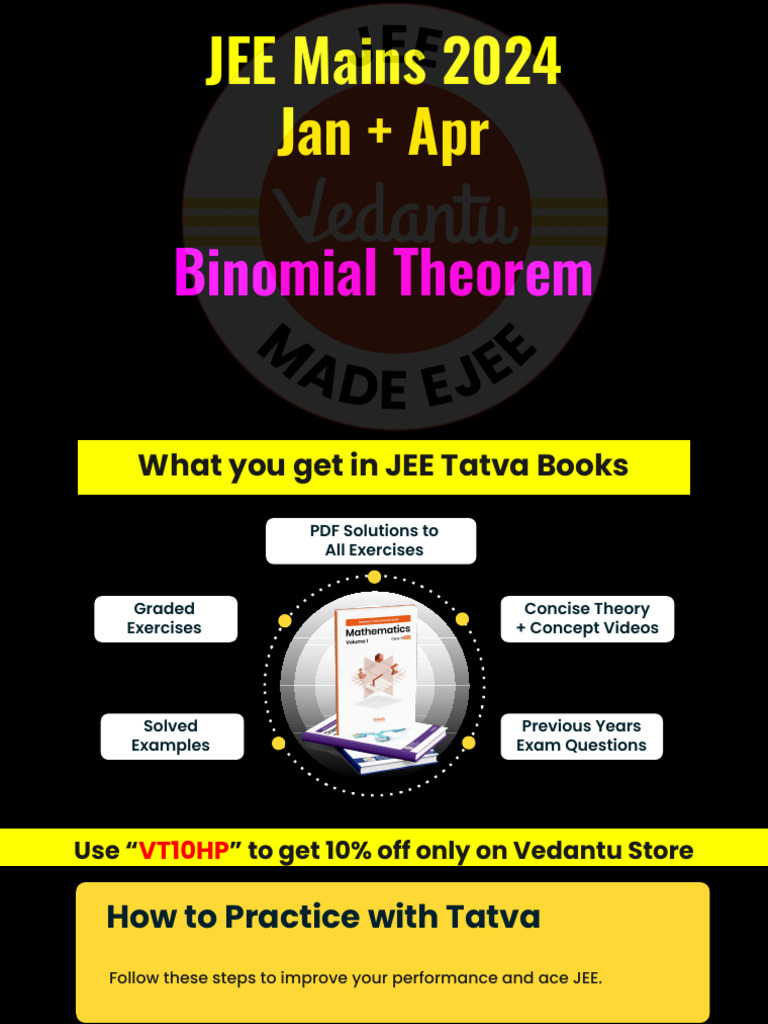 Important Chapters For Jee Mains Maths For Chapter Binomial Theorem | PDF