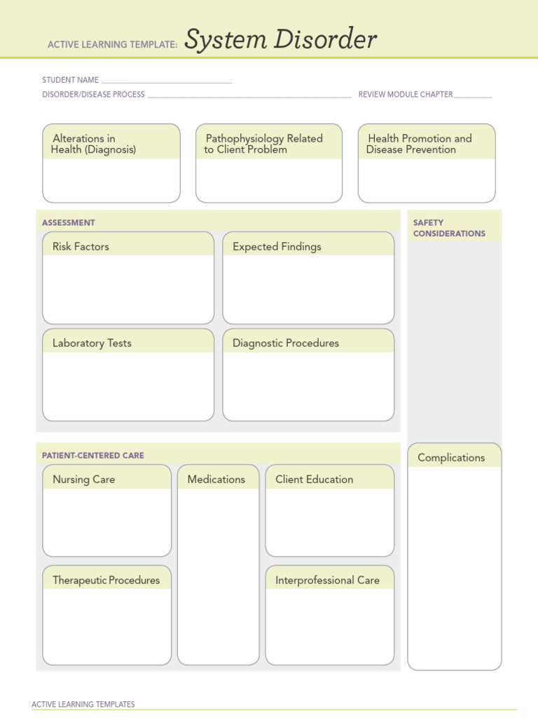 Pyloric Stenosis Active Learning Template | PDF | Human Diseases And ...