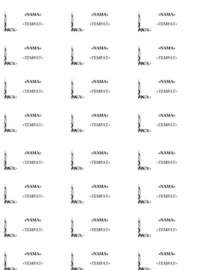 NAMA Label - Novi | PDF