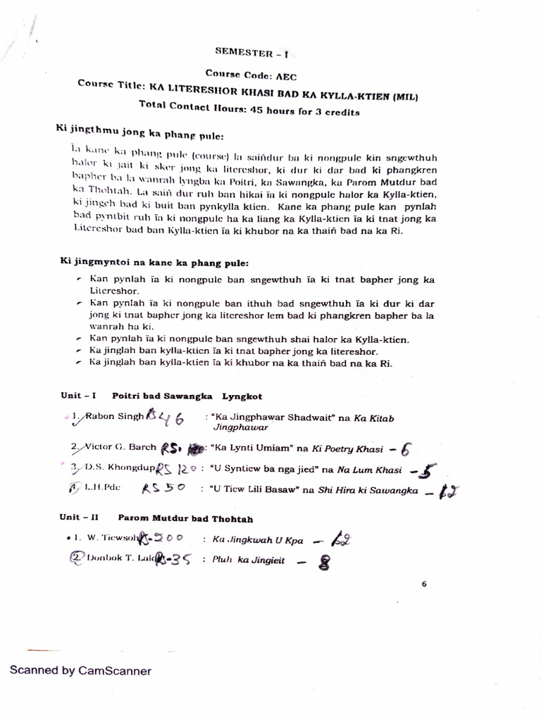 AEC Khasi (MIL) | PDF