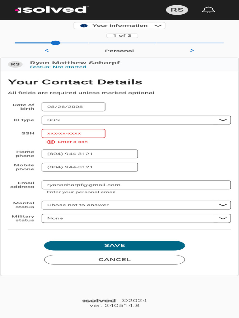 Isolved Adaptive Employee Experience - Personal | PDF