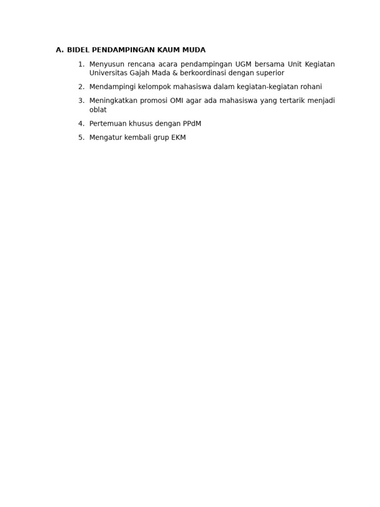 Bidel Pendampingan Kaum Mud1 | PDF