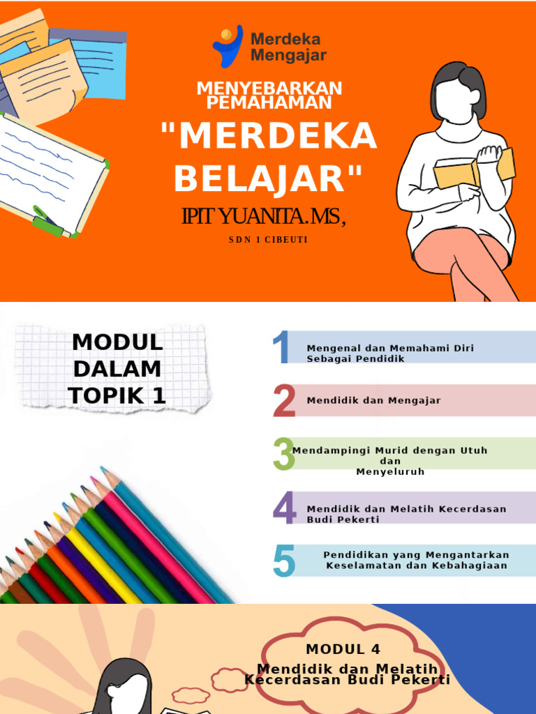 Aksi Nyata Merdeka Belajar Ipit Yms | PDF