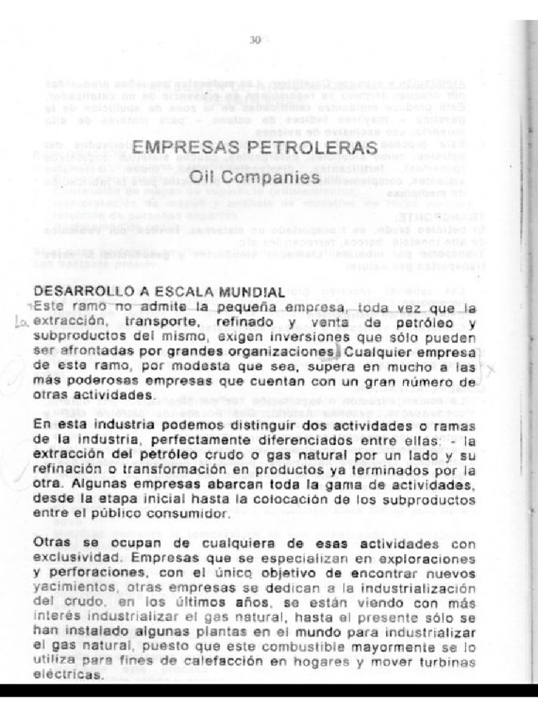 Tema N°6 Emp Petroleras | PDF