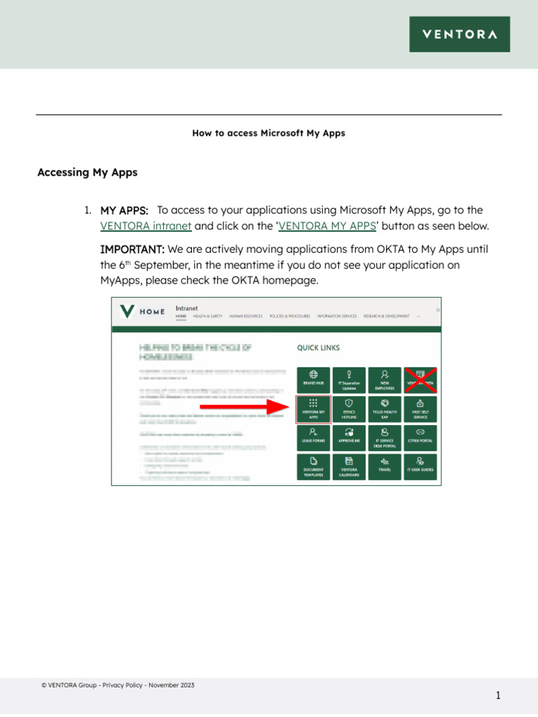 How To Access Microsoft My Apps | PDF