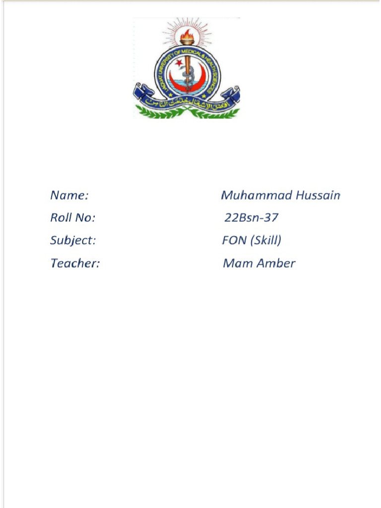 Muhammad Hussain Assignment Pdf