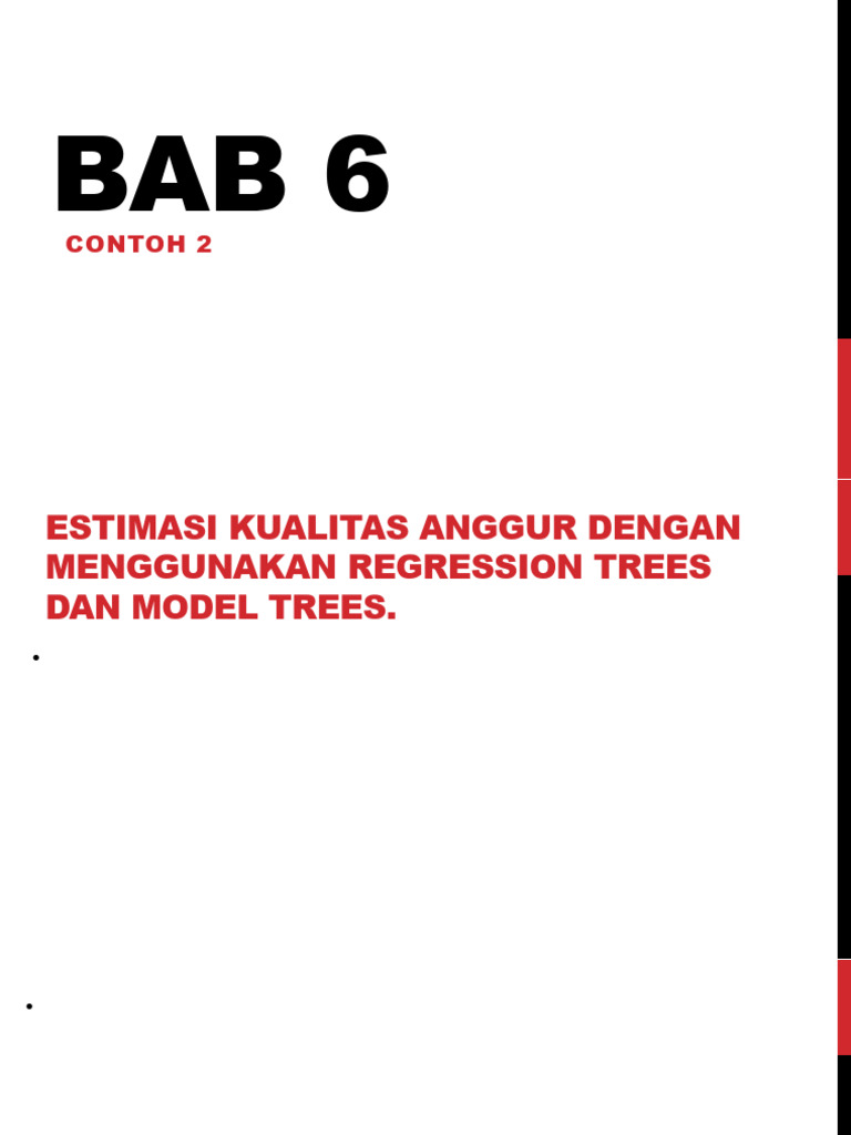 BAB 6D Contoh Regresion Tree | PDF