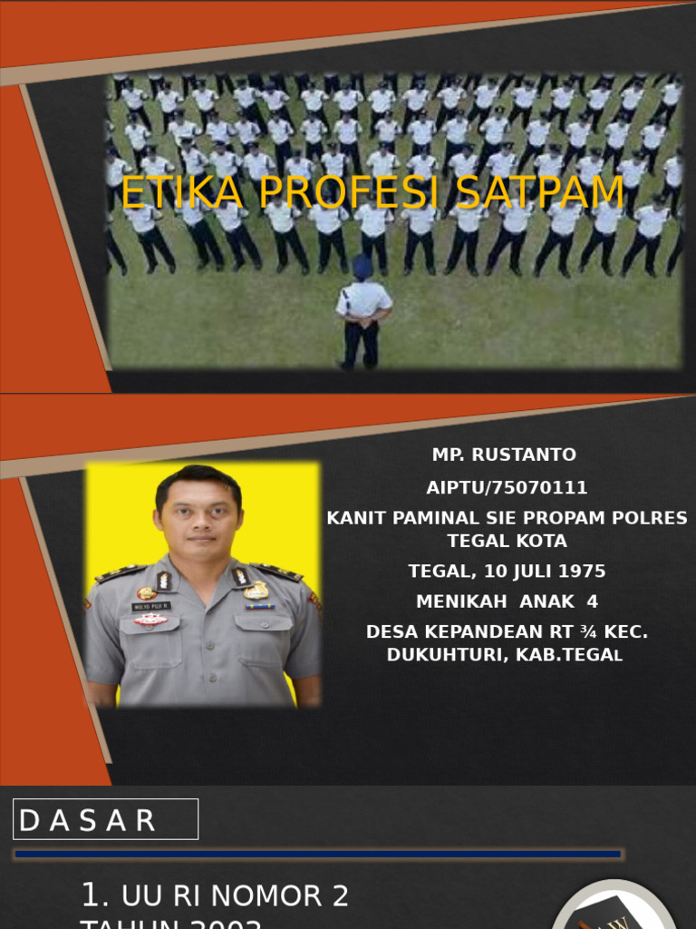 Etika Profesi Satpam | PDF