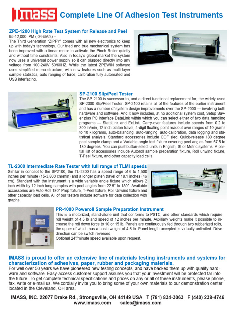 Imass Line Sheet 2023 | PDF