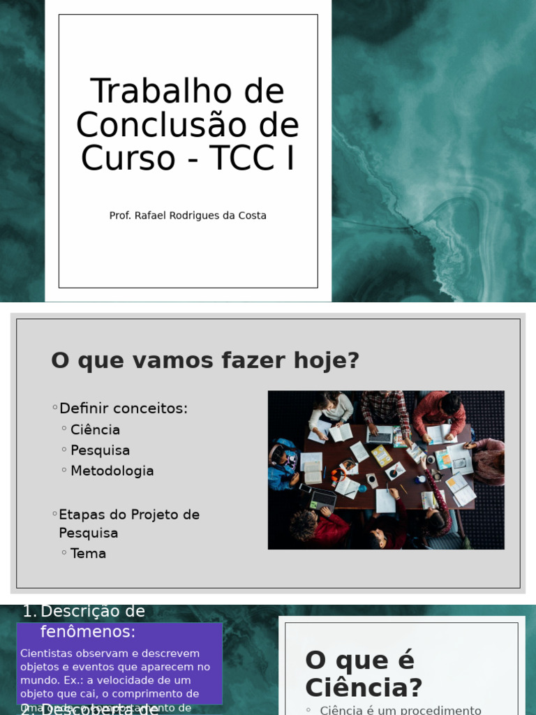 TCC 1 (Aula 1) | PDF