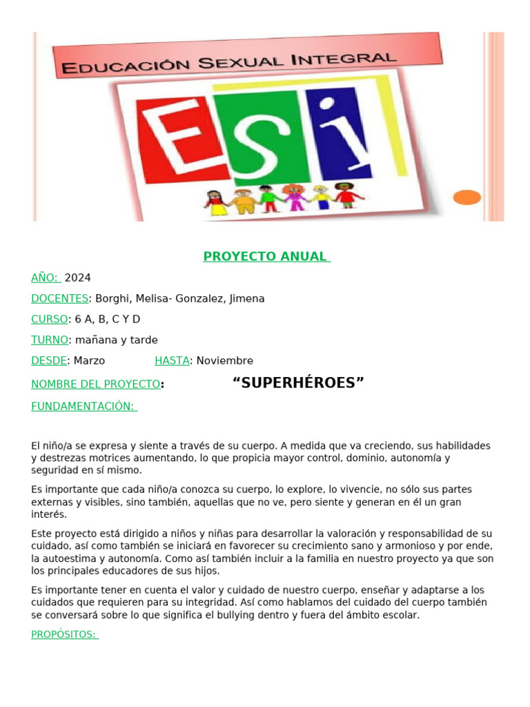Esi 6° Proyecto | PDF