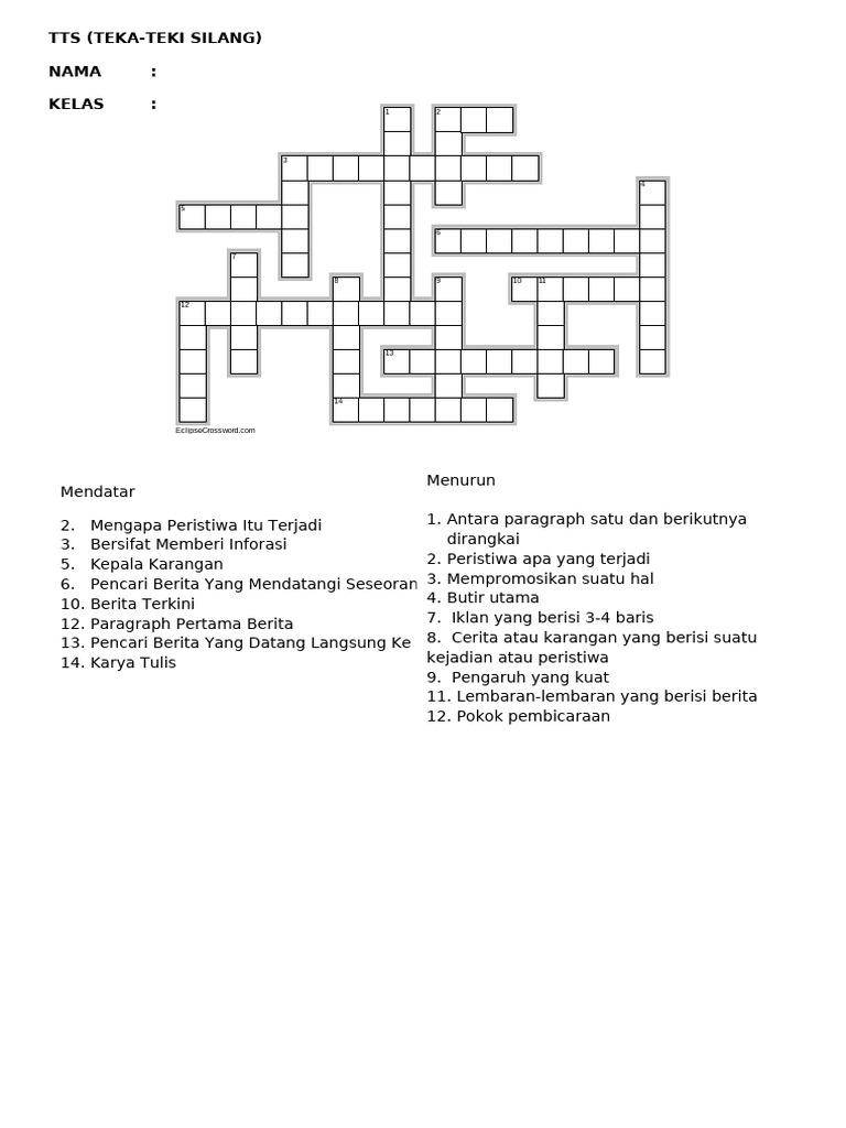 TTS Kelas Xii | PDF