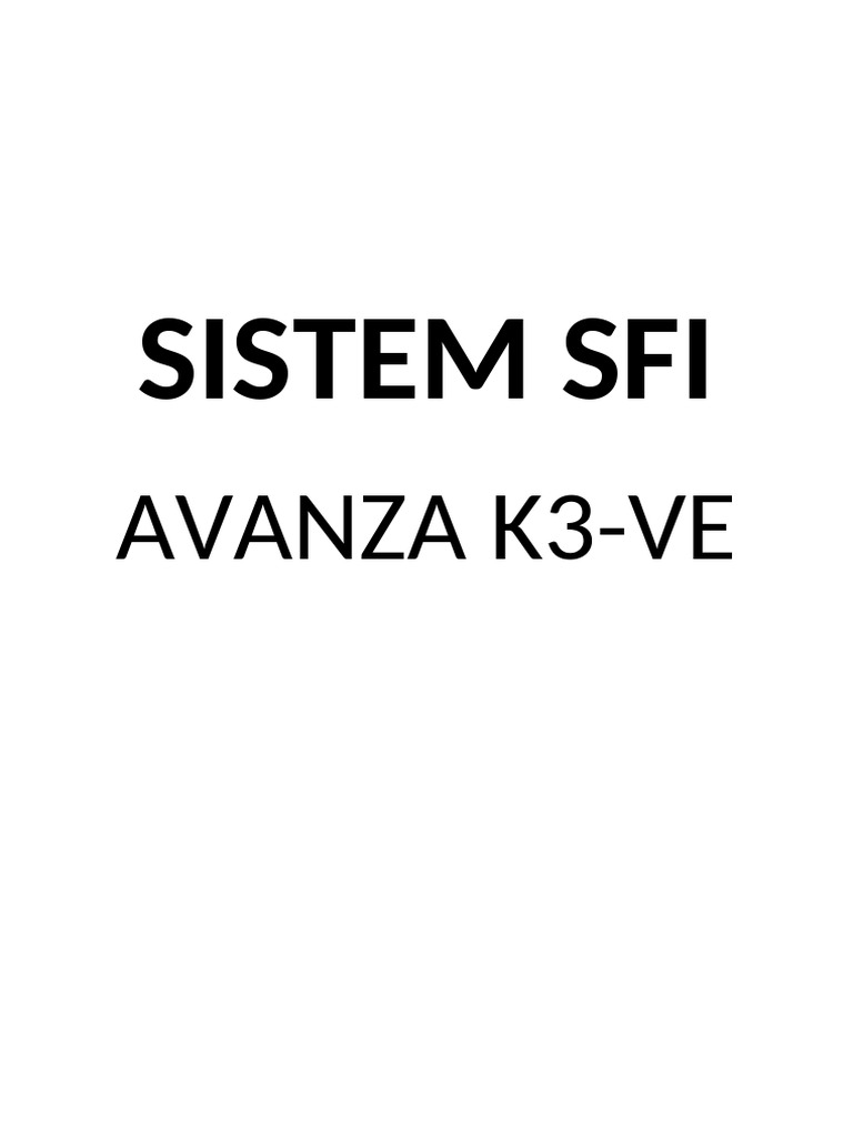 Sistem Sfi | PDF | Engineering | Mechanical Engineering