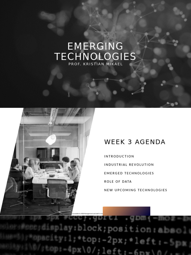 Emerging Technologies | PDF