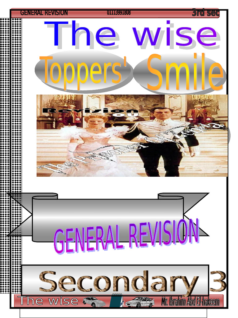 Final Revision - Second Sheet Model Answer | PDF