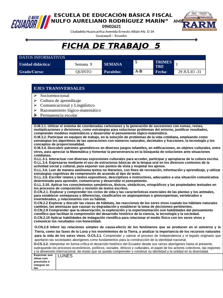 Ficha 5 | PDF