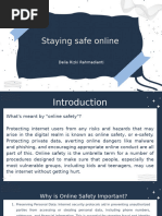 Internet Safety Presentation | PDF