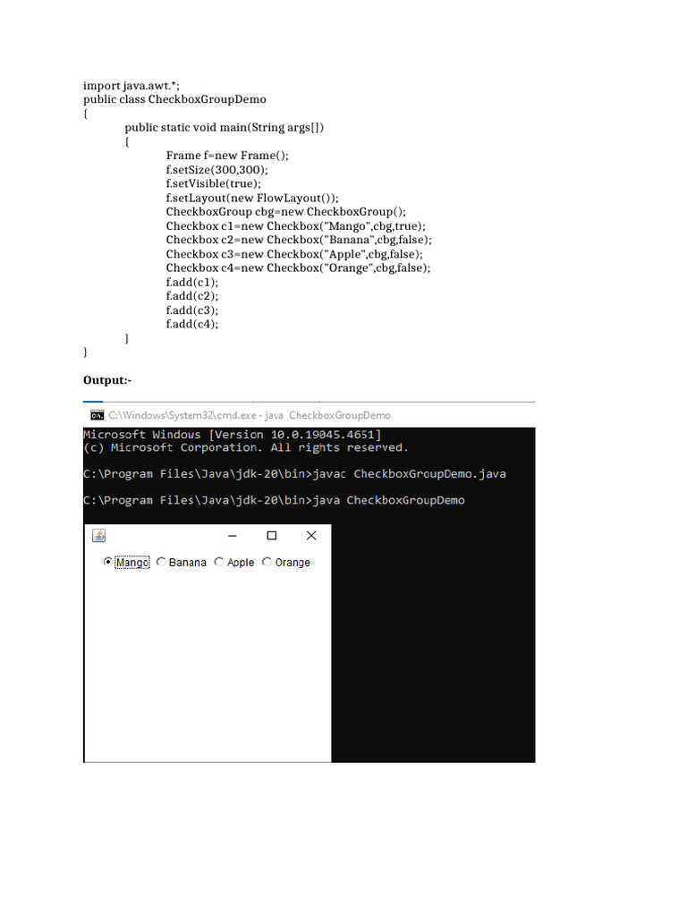 Checkbox Group | PDF