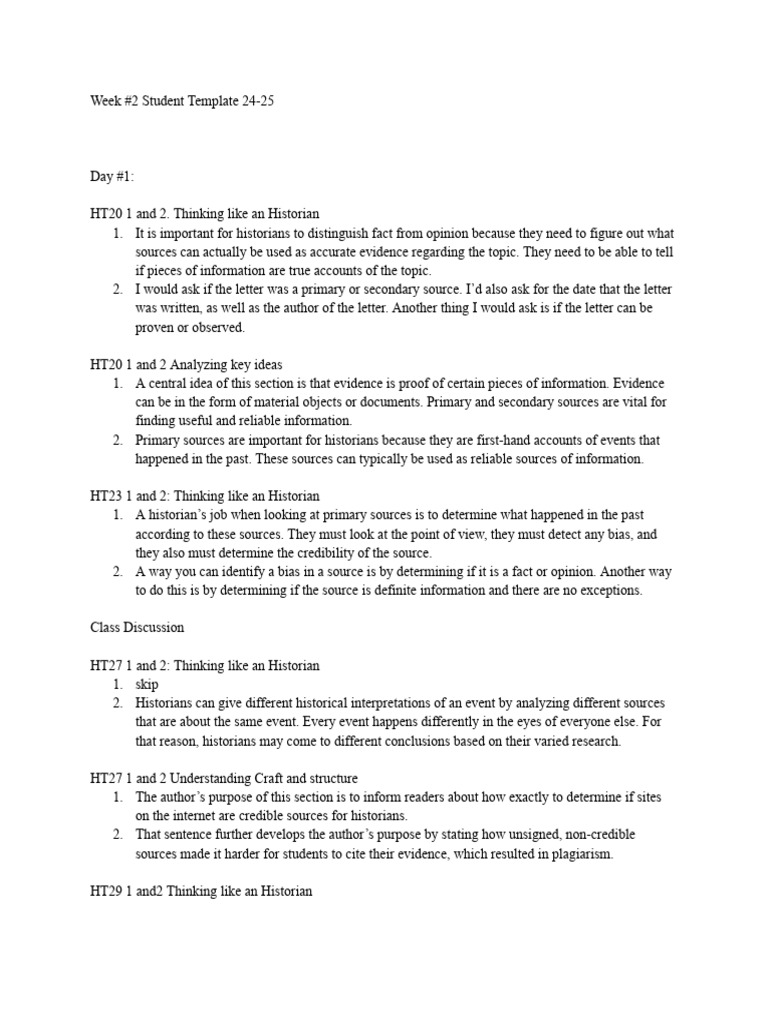 Week #2 Student Template 24-25 | PDF