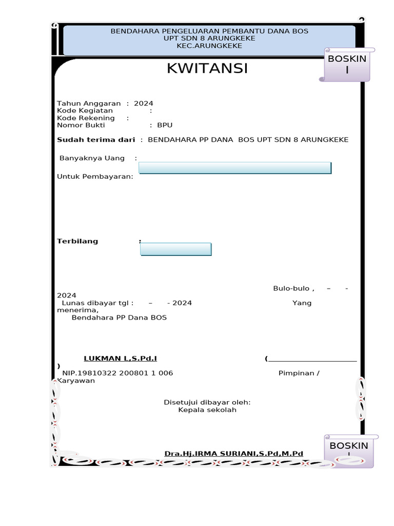 1.kwitansi K 01 2024 | PDF