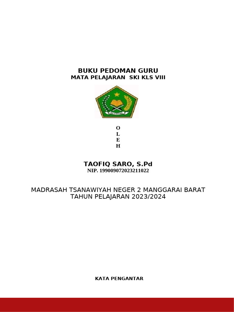 Buku Pedoman Guru | PDF