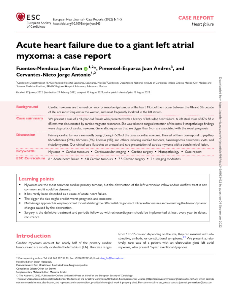 Acute Heart Failure Pdf