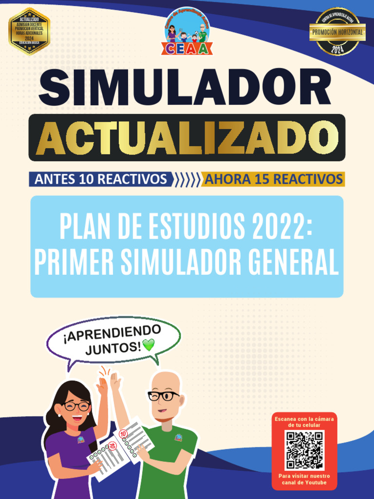 Plan 2022 Primer Simulador General | PDF
