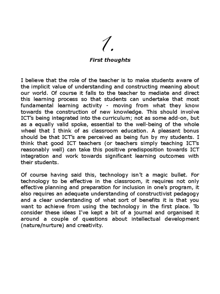 ICT Diary | PDF | Educational Technology | Teachers