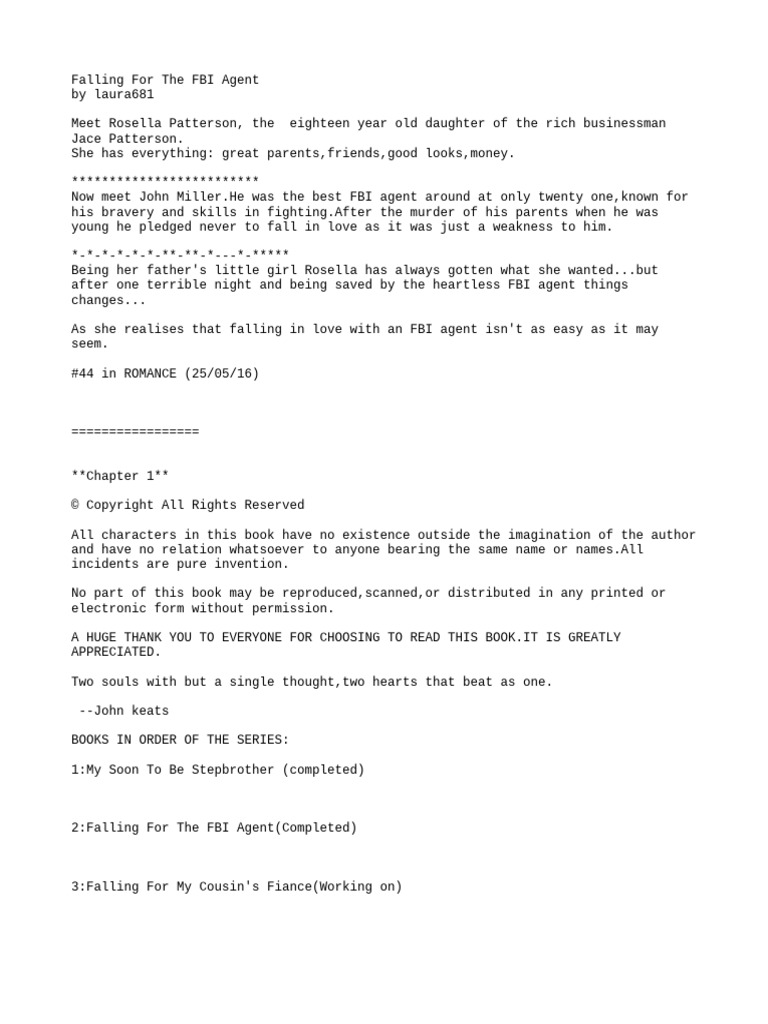 Falling For The FBI Agent - TXT Filename UTF-8''Falling For The FBI Agent | PDF