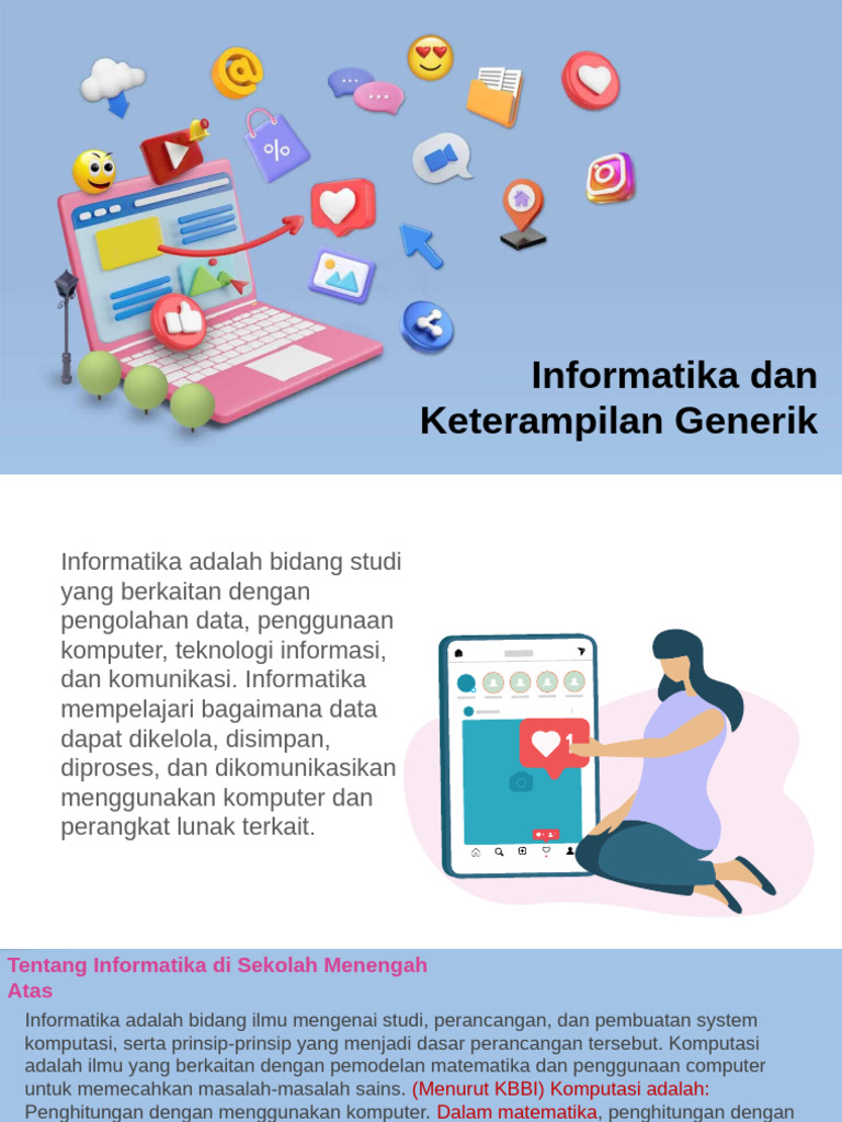 Informatika Dan Keterampilan Generik | PDF