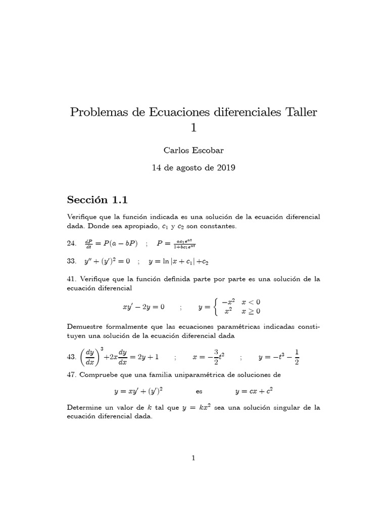 Taller1 Mate IV | PDF