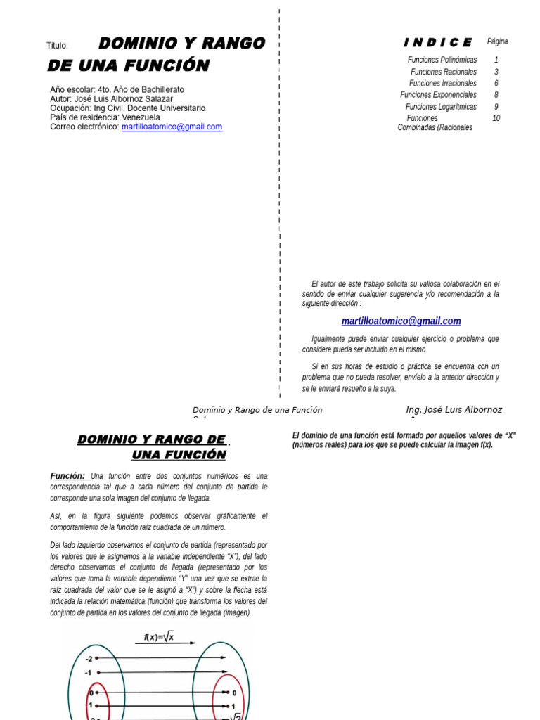 324011957-dominio-y-rango-funcion-docx | PDF