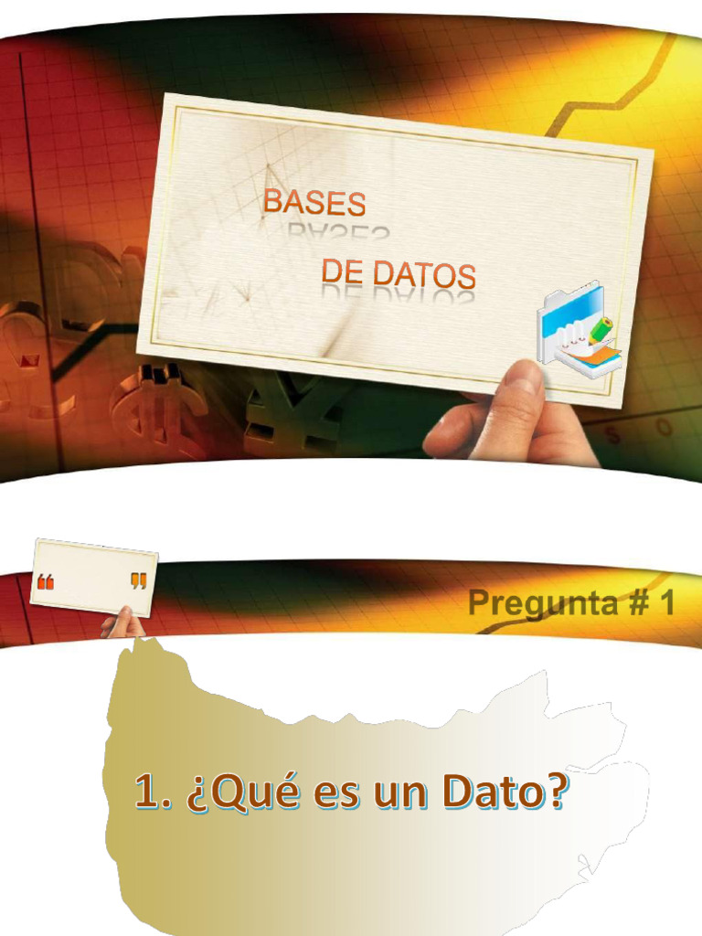 1. introduccion a las Base de datos | PDF