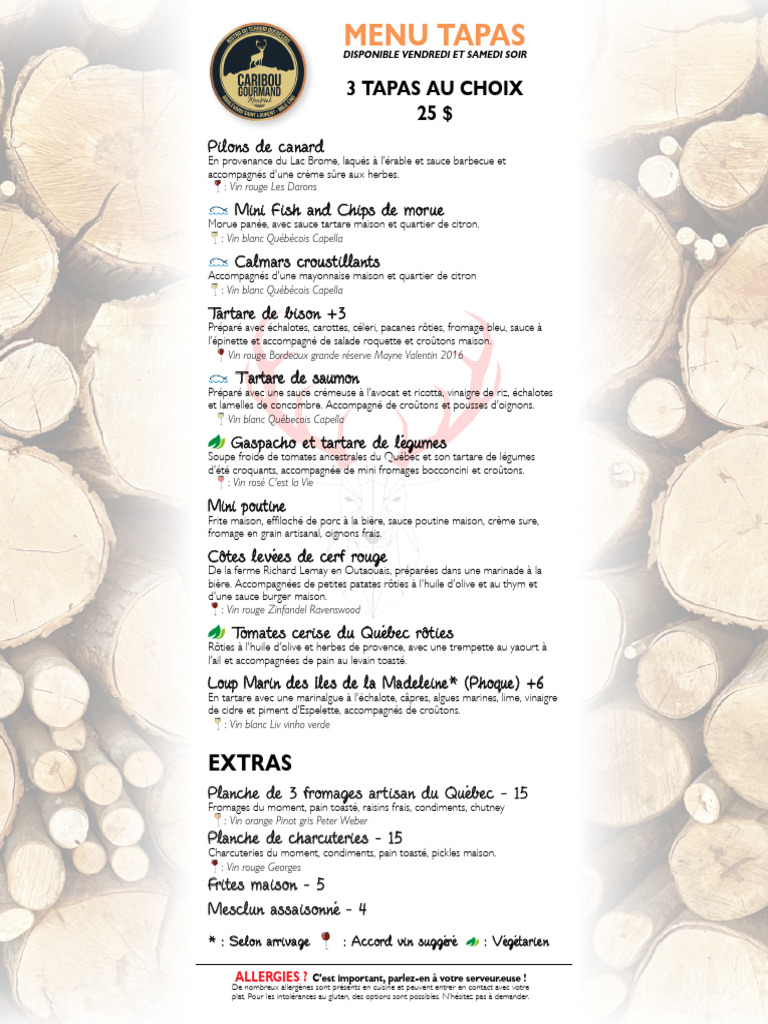 FR Tapas Menu Eté 27-06-2024 Web | PDF