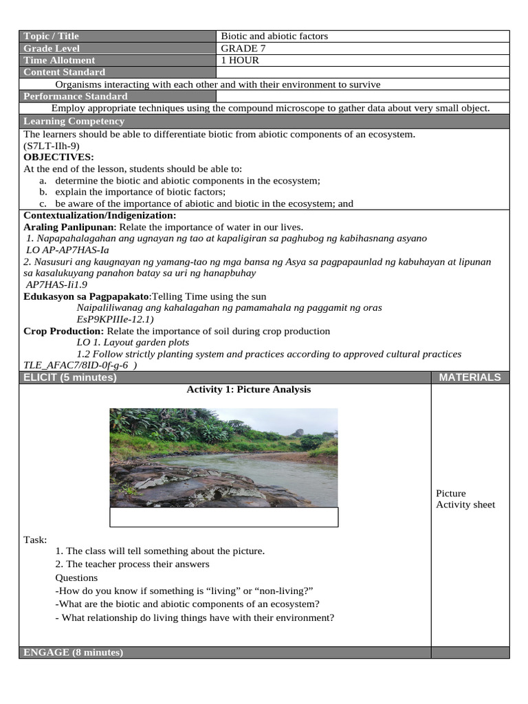 CO Biotic & Abiotic | PDF