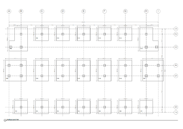 Foundation Layout Plan | PDF
