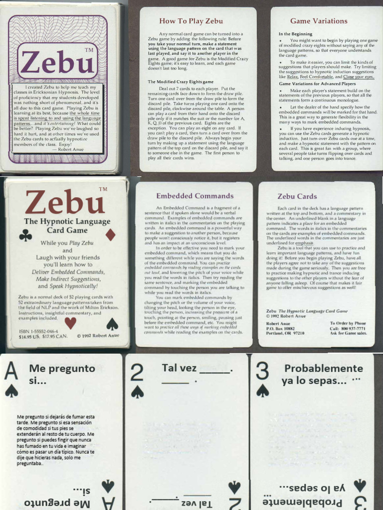 Cartas - Zebu | PDF | Tratamientos médicos | Pseudociencia