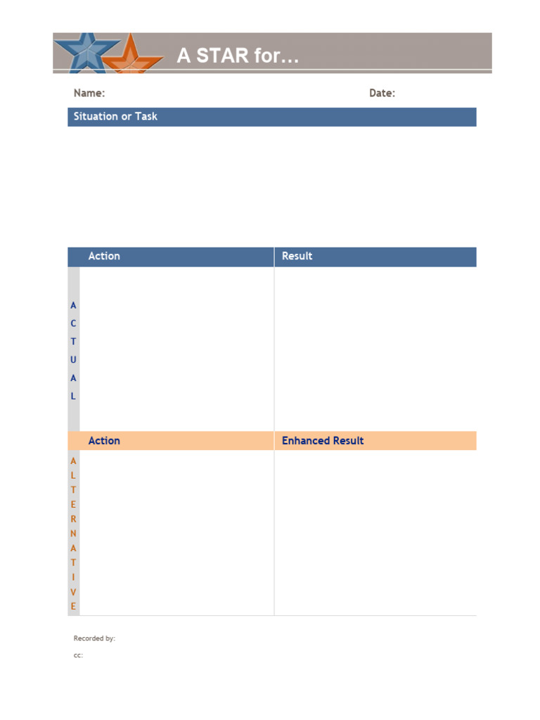 CONTOH STAR-AR_Form | PDF