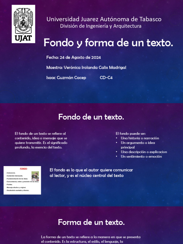 Fondo y Forma de Un Texto NW | PDF