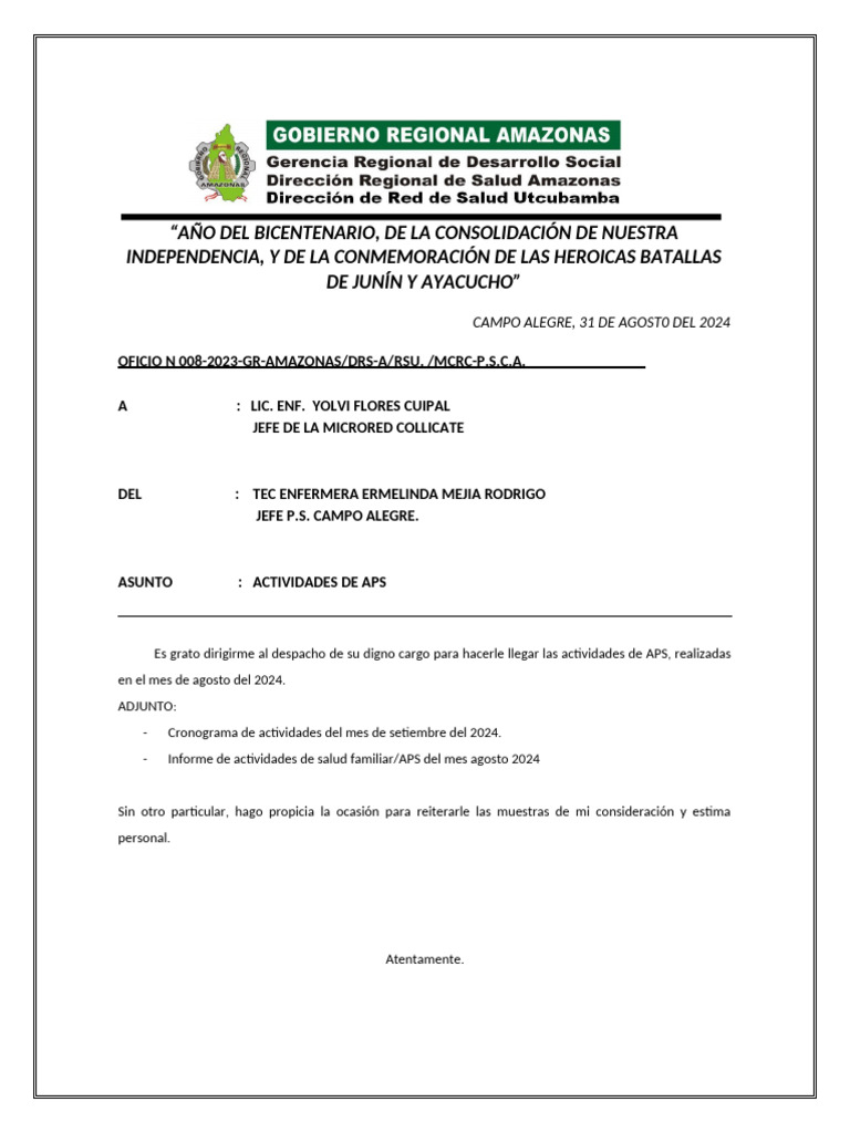 Informe de Profam | PDF