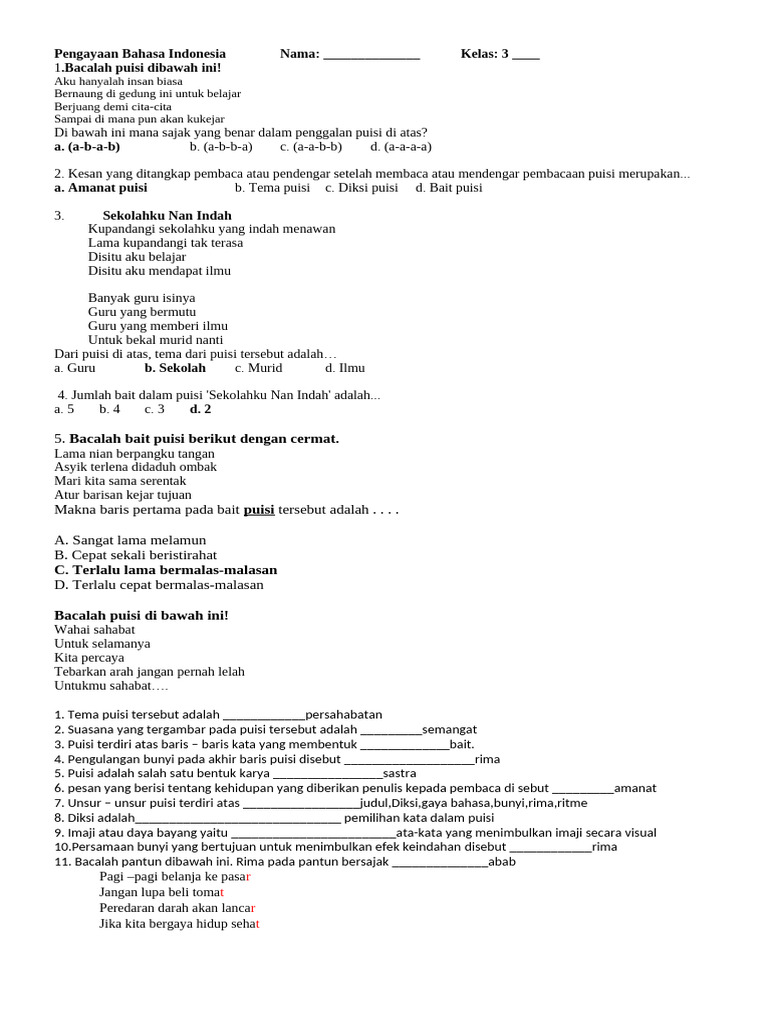 Pengayaan Bahasa Indonesia Bab 2 | PDF