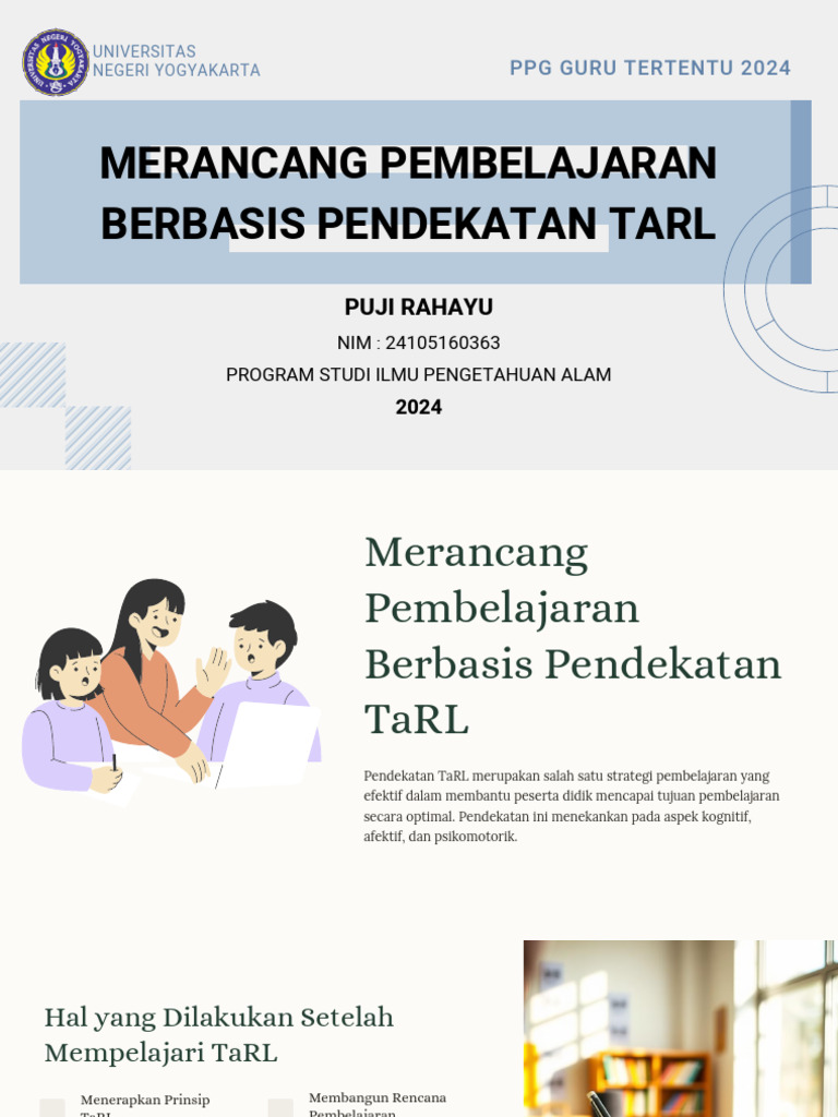 Aksi Nyata Pendekatan Tarl | PDF