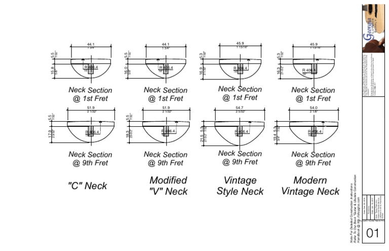 01 Acoustic Guitar Neck Profiles | PDF