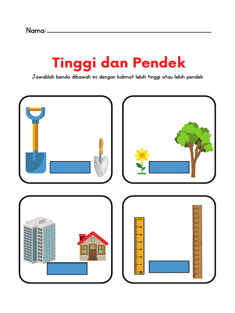 Tinggi Dan Pendek | PDF