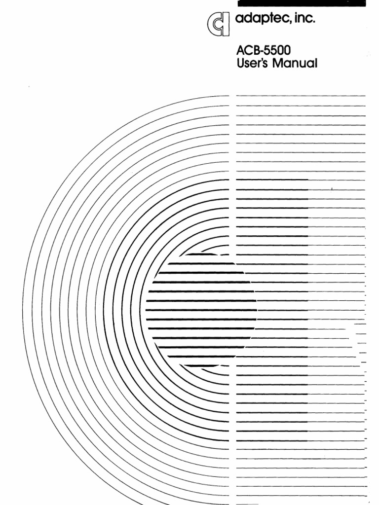 500504-00 ACB-5500 Users Manual Partial | PDF