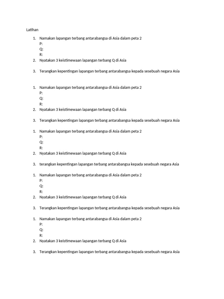 Latih Tubi Bab 8 | PDF