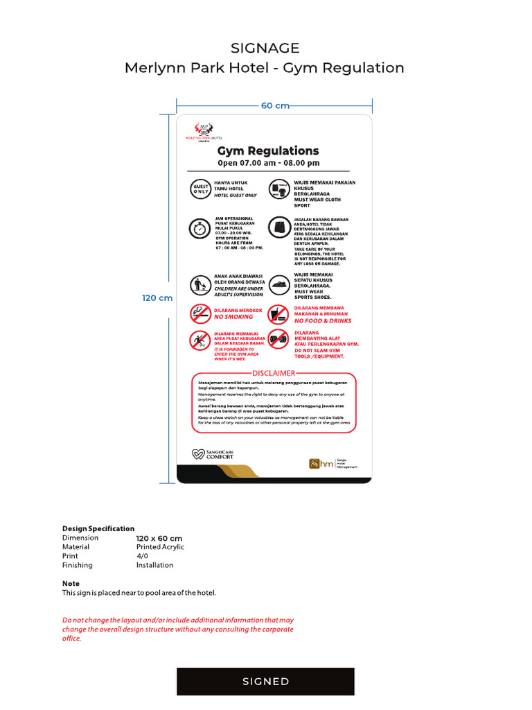 Gym Regulations | PDF
