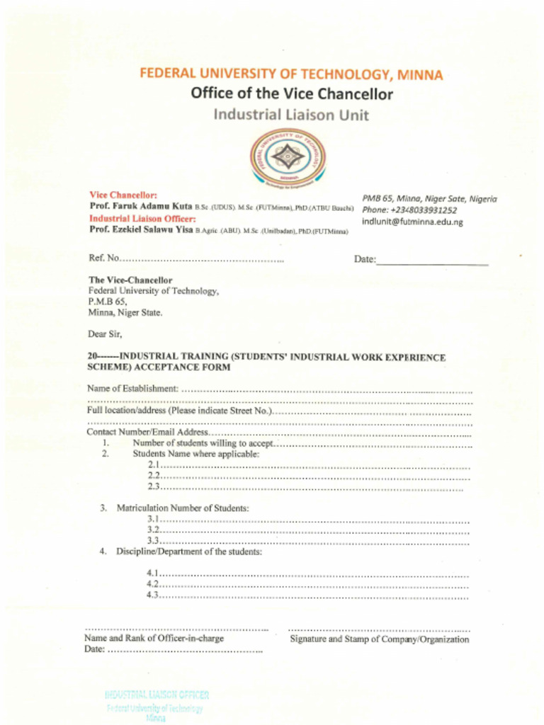 IT Acceptance Form | PDF